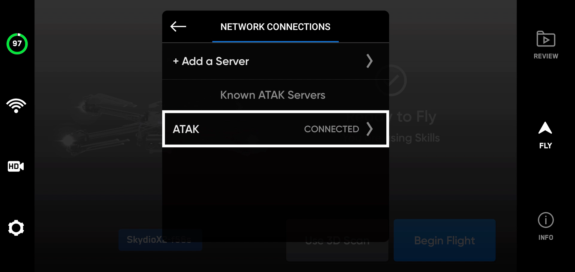 How to use ATAK RTSP offline with Skydio X2D – Skydio