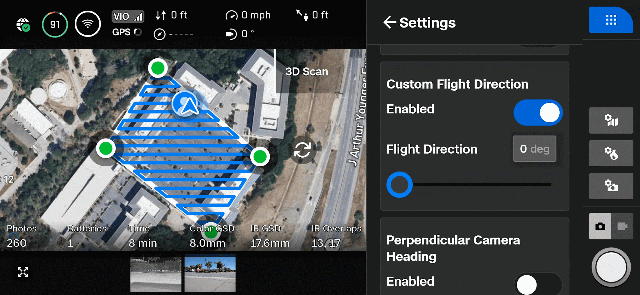 Understanding Map Capture settings with Skydio X10 – Skydio