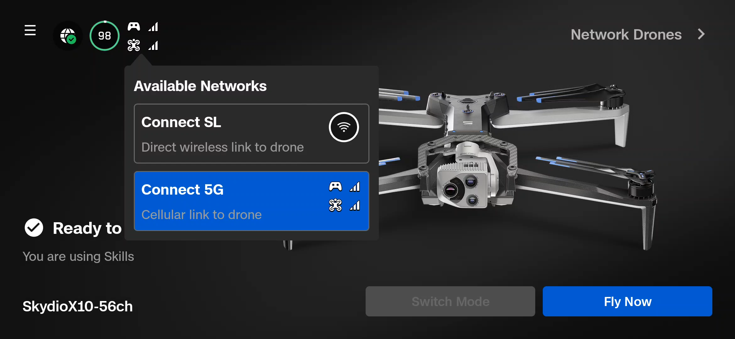 How to fly Skydio X10 over cellular connectivity – Skydio