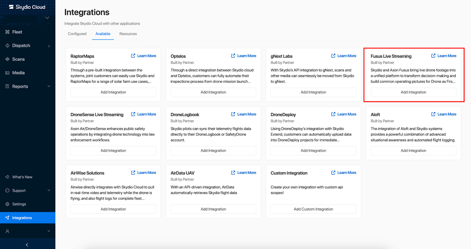 How to integrate Skydio Cloud with Fusus – Skydio
