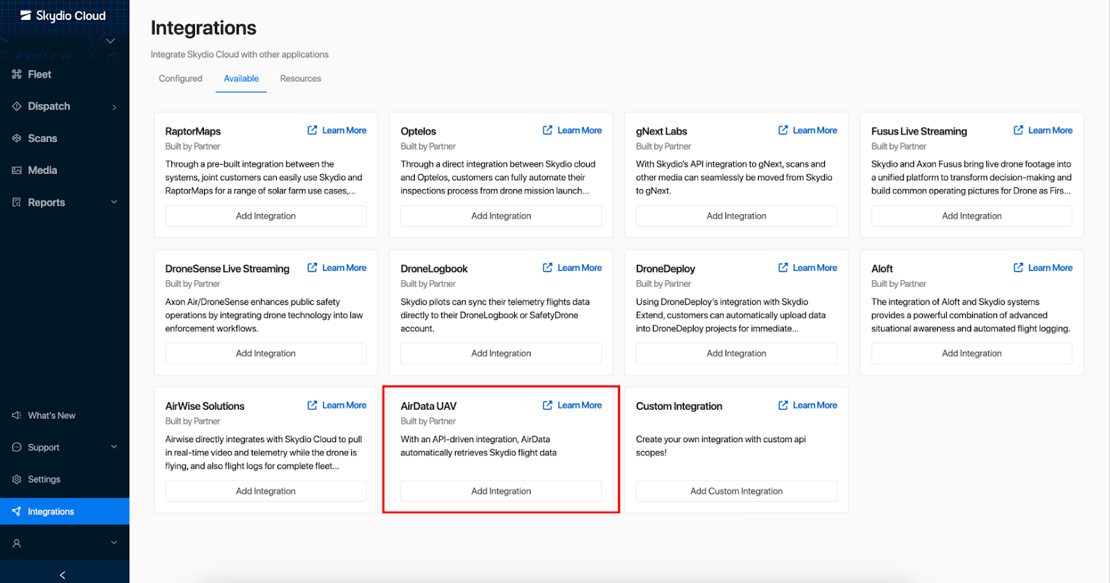 How to Integrate Skydio Cloud with AirData UAV – Skydio
